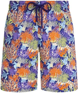 Vilebrequin Homme, Maillots de bain, Multicolore, Taille: L Long Stretch Swim Shorts Aquatic Life