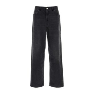S&eacute;fr Wide Cut Jeans - - Jeans - Herren - Schwarzk - W30