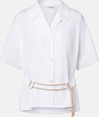 Max Mara Hemd Carisma aus Baumwollpopeline