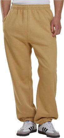 Urban Classics Herren Trainingshose Sweatpants, Jogginghose für Männer, Straight Leg, Reißverschlüsse an den Beinabschlüssen, 3XL, unionbeige