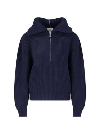 Malo Kaschmir Zip-Pullover