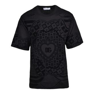 Dolce & Gabbana T-Shirts - - Tops - Herren - Schwarzk - S