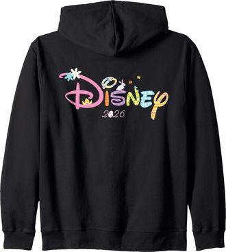 Disney Easter Spring Vacation 2026 Trip Matching Script Logo Kapuzenjacke