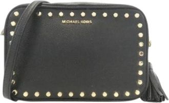 Michael Kors Sac bandouli&egrave;re en cuir Pre-owned - Femme - Pre-owned - Noir - Taille: ONE Size