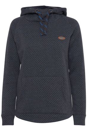 Oxmo OXAmina Damen Kapuzenpullover Hoodie Pullover mit Kapuze, Gr&ouml;&szlig;e:M, Farbe:Dark Grey Melange (1940071)