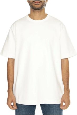Elvine Homme, Tops, Blanc, Taille: M T-shirt &agrave; col rond
