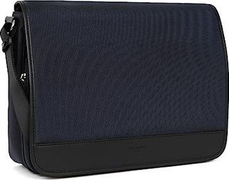 Pellet Gibecière - Compatible Ordinateur Portable 13, Format A4 et téléphone Portable - pour Homme - Collection Worker - Marine