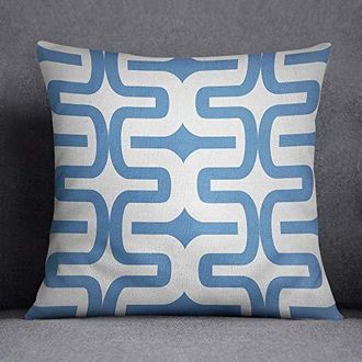 Bonamaison Le Jardin du Lin Kissenhüllen, Cotton, Mehrfarbig, 45x45