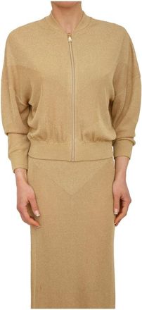 Nenette Femme, Vestes, Beige, Taille: 36 FR Bomber Oro