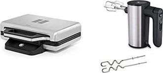 WMF Lono Sandwich Maker, Sandwichtoaster, edelstahl matt & Kult X Edition Handrührer, Quirl mit 5 Geschwindigkeitsstufen, Turbofunktion, Handmixer 400 W, 