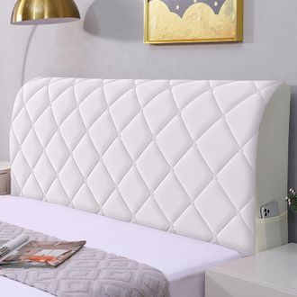 Generic Kopfteilbezug, Stretch-Bettkopfteilbezüge, Staubdichter Schutzbezug, Waschbarer, Verdickter, Elastischer All-Inclusive-Schutz Für Die Nachttischdekora