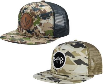 Bassdash Lot de 2 Casquettes de Camionneur &agrave; Bord Plat R&eacute;glable avec Dos en Maille pour Hommes et Femmes P&ecirc;che Chasse