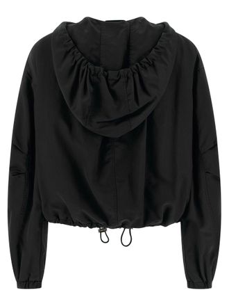 The Attico Womens Black Polyester Bomber Clothing