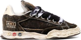 Miharayasuhiro Gesteppte Herbire Sneakers - Schwarz