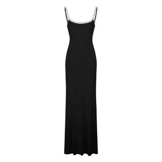 Elisabetta Franchi Damen, Kleider, Schwarzk, 2XLGr&ouml;&szlig;e