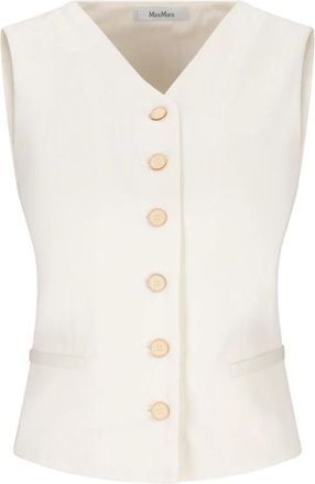 Max Mara Femme, Vestes, Blanc, Taille: 34 FR Veste en jersey pour femmes