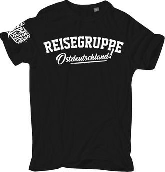 Spass Kostet M&auml;nner T-Shirt Reisegruppe Ostdeutschland Mit Assis muss Man rechnen (mit R&uuml;ckendruck) Gr&ouml;&szlig;e S - 5XL