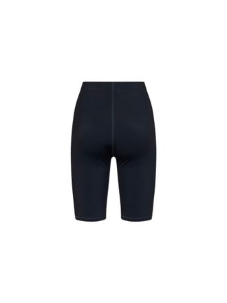 Jil Sander Womens Biker Shorts Cotton Jersey Black