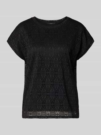 Vero Moda Regular Fit T-Shirt in Ajour-Strickoptik Modell MAYA