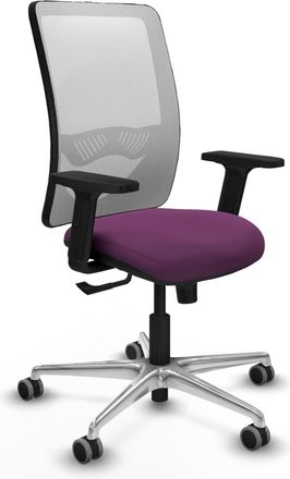 Piqueras y Crespo Gepolsterter B&uuml;rostuhl Zulema mit 2D-Armlehnen, h&ouml;henverstellbare Lendenwirbelst&uuml;tze, ausgestattet mit 3 Positionen und Schneidschaum, mit Rollen von 