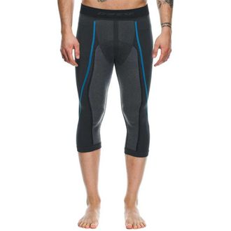 Dainese Herren Dry Pants 3/4 Baselayer-Hose, Schwarz/Blau, M