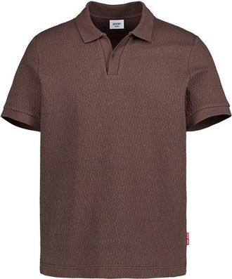 Joop Herren Polo-Shirt braun Baumwolle