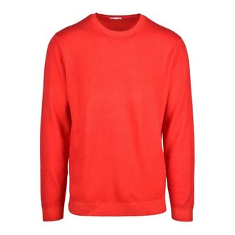 Malo Pullover mit Rundhalsausschnitt - - Knitwear - Herren - Rot - 2XL