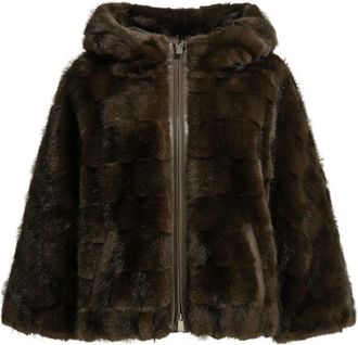 Pinko Pinko, Femme, Vestes, Brun, Taille: 38 FR Cape Cadetia