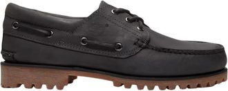 Timberland Homme, Chaussures, Noir, Taille: 43 EU Chaussure Bateau Authentique