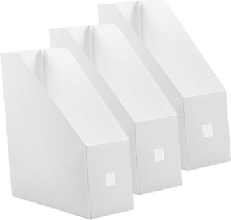 Aboofan 3 St&uuml;ck Teiliges Stehsammler Kunststoff Praktischer Schreibtisch Organizer f&uuml;r Dokumente Magazine und B&uuml;cher Langlebiger B&uuml;ro Organizer f&uuml;r Geordnete 