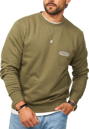 Jack & Jones Herren Sweatshirt mit Rundhals Crewneck Pullover Sweater f&uuml;r M&auml;nner im Regular-Fit JJ24741-KAL-XL