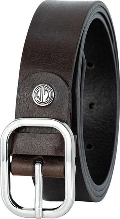 Lindenmann Lederg&uuml;rtel Damen 30 mm Vollrind dunkelbraun, Farbe/Color:braun, Size US/EU:Bundweite 105 cm Gesamtl&auml;nge 120 cm W 41.3 XL