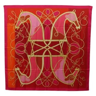 Herm&egrave;s Pre-owned Vintage Silk Scarf - Femme - Pre-owned - Multicolore - Taille: ONE Size