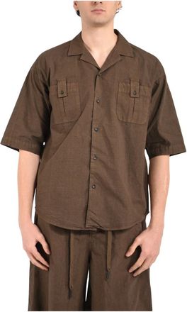 Andrea Ya'aqov Homme, Chemises, Brun, Taille: XL 26Mwag22B-05