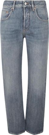 Maison Margiela five pocket split hem trousers - Blau