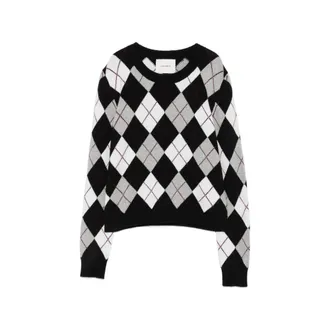 Lisa Yang Argyle-knit Cashmere Sweater