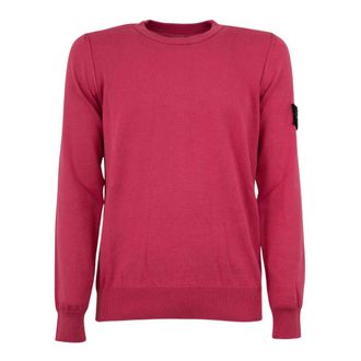 Stone Island Rundhals-Pullover - - Knitwear - Herren - Rosa - XL