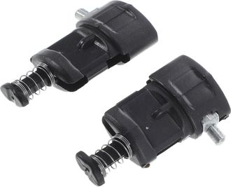Garneck 2 St&uuml;ck Gep&auml;ckgriff Ersatzclip Teleskopgriff Reparaturclip Metallverschluss Mittelgro&szlig; f&uuml;r Koffer und Trolley
