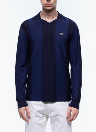 Fursac Polo &agrave; rayures en jersey de coton - Taille XXL - Homme
