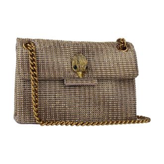 Kurt Geiger Fabric Mini Kensington Schultertasche - - Bags - Damen - Gelb - ONE SIZE