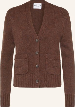 Kujten Kujten Strickjacke Milena Aus Cashmere braun