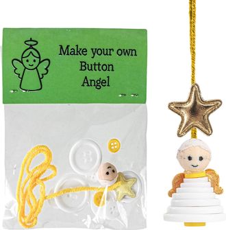 Generic Weihnachten Knoten Ornament Kit | Interaktiv H&auml;ngend | Kn&ouml;pfe Weihnachtsbaum Dekoration Bastelset,f&uuml;r T&uuml;r Wand Kaminsims Wohnzimmer Schlafzimmer Party