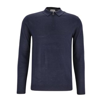Roy Robson Jersey Polo Con Cremallera - - Knitwear - Herren - Blau - 2XL