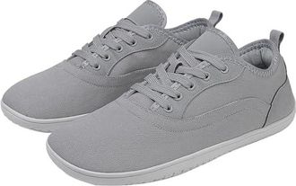 Generic Bottes plates et l&eacute;g&egrave;res en maille respirante pour homme - Couleur unie - Pour l&eacute;t&eacute; et lautomne, gris, 5.5 UK 3X-Narrow