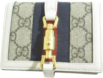 Gucci Pre-owned Jackie Compact Wallet - Femme - Pre-owned - Beige - Taille: ONE Size