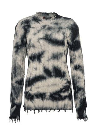Cipo & Baxx Strickpullover WP268 (1-tlg) Tie-Dye Optik