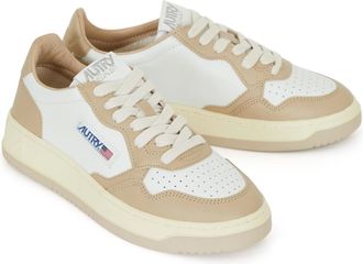 Autry Baskets Medalist Low Cuir Bicolore Autry