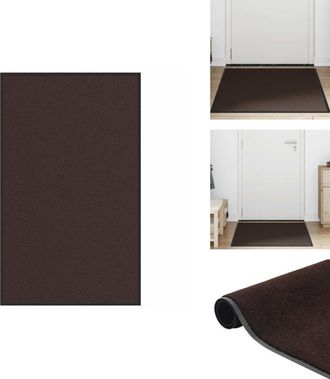 vidaXL Paillasson marron 90x150 cm - Paillasson - Paillasson De Porte - Paillasson De Bienvenue - Paillasson De Porte Extérieur