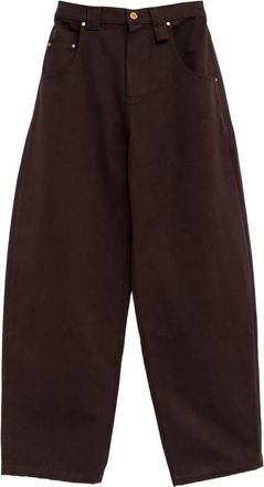 Willy Chavarria Bad Girl Tapered-Jeans - Braun