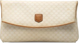 Celine Clutches - Macadam Coated Canvas Clutch - Gr. unisize - in Braun - f&uuml;r Damen